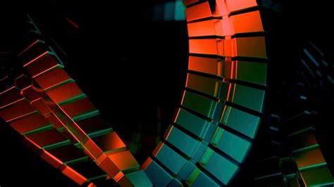 Premium Photo Abstract Spinning Metal Red Tiles With Hypnotic Effect