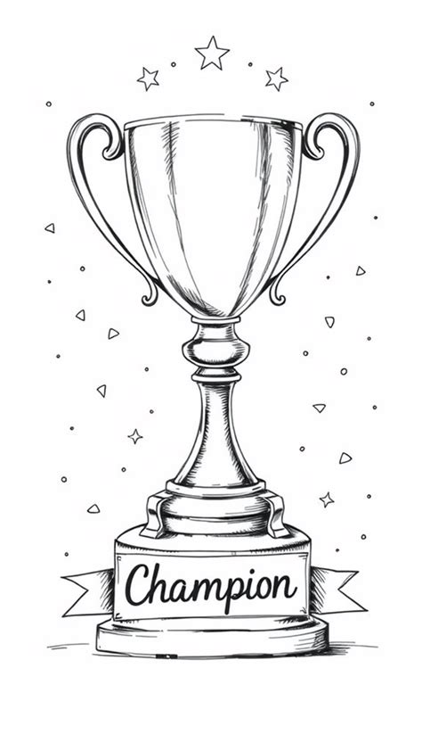 12 Inspiring Trophy Drawing Ideas Youll Love To Create