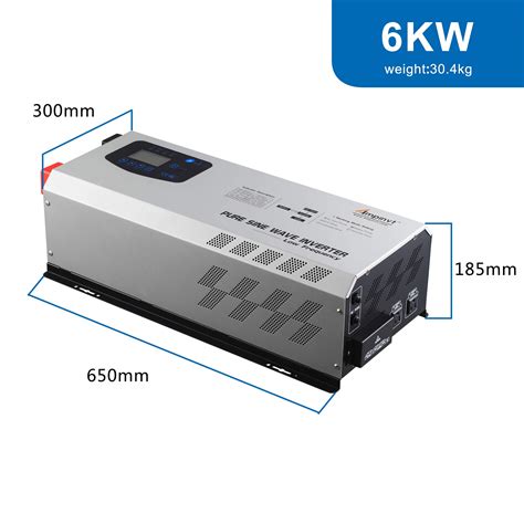 Ampinvt 6000w Peak 18000w Pure Sine Wave Inverter 24vdc