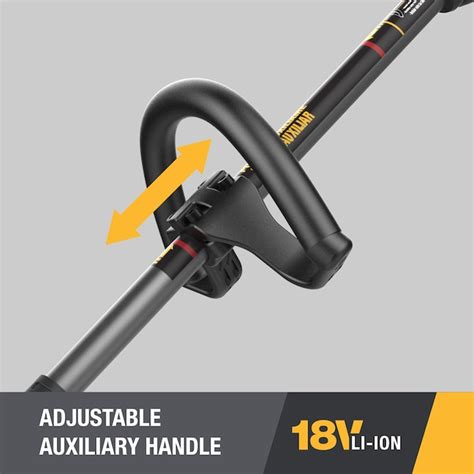 Cat 18 Volt 13 In Straight Shaft Battery String Trimmer 4 Ah Battery