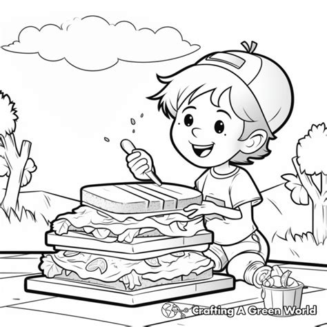 Food Coloring Pages Free And Printable
