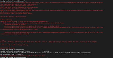 The Plugin Cloudfirestore Could Not Be Built Due To The Issue Above · Issue 55072 · Flutter