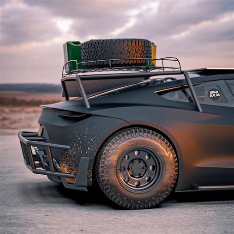 Bradbuilds Dieses Tesla Roadster Konzept Ist Bereit Für Die Apokalypse