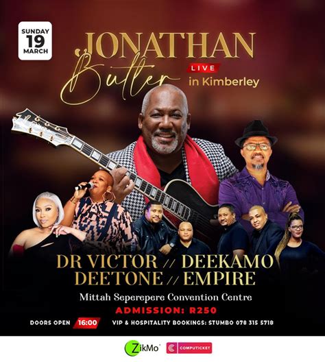 Jonathan Butler Live The Mittah Seperepere Convention Centre