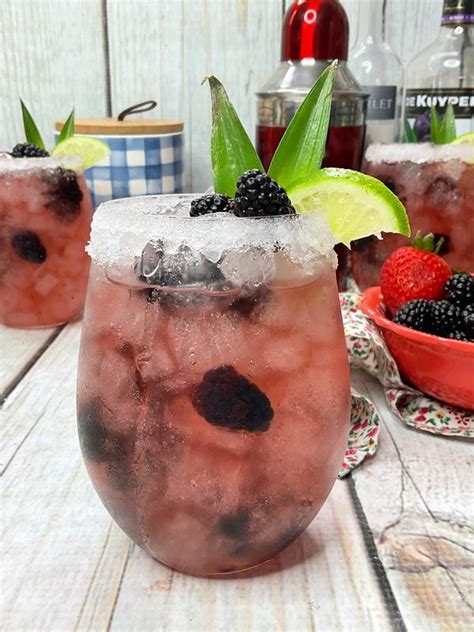 Rum Berry Cocktail Aspiring Winos