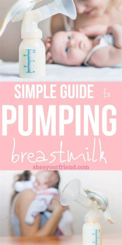 Simple Guide To Pumping Breastmilk Shes Your Friend