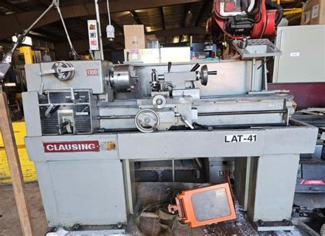 13 X 36 Clausing 1301 Manual Engine Lathe W 8 3 Jaw Chuck And Tailstock In Cedarburg Wi Usa