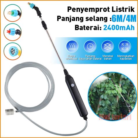Jual Stik Sprayer Elektrik Penyiram Tanaman Adjustable Nozzle Spray Jual Stik Sprayer Elektrik Penyiram Tanaman Adjustable Nozzle Spray