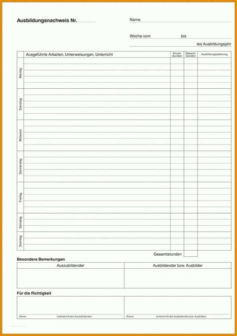Bemerkenswert Ausbildungsnachweis Vorlage Ihk 540865 Muster