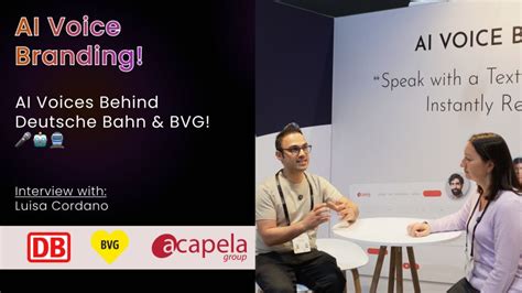 Ai Voicetech Voiceai Aiagents Deutschebahn Bvg Texttospeech