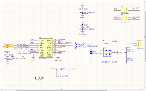 Common Mode Filter Causes Can Bus Falling Edge Overshoot With Adm3053 Qanda Interface And