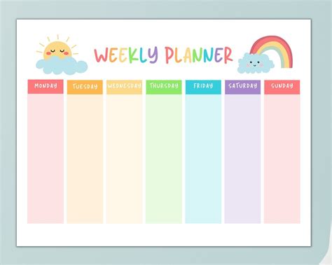 Days Of The Week Printable Artofit
