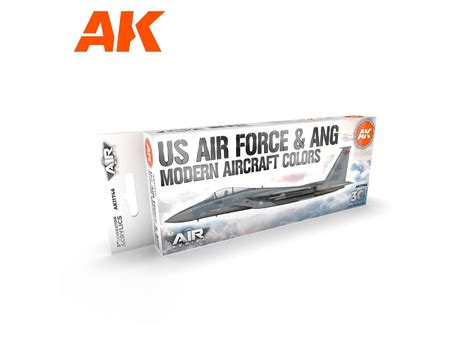 AK Interactive 3rd Generation Acrylic Paint Set US Air Force ANG