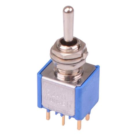 5248cdb Apem On Off On Momentary Pcb Miniature Toggle Switch Dpdt — Switch Electronics Your