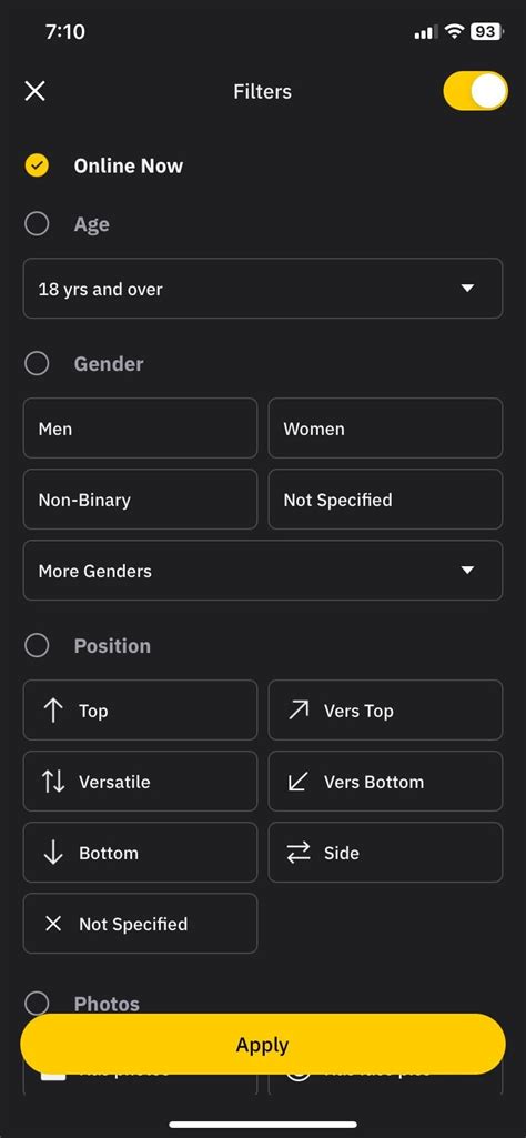New Gender Filter Rgrindr