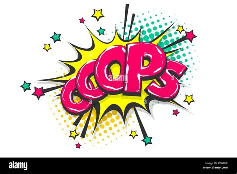 Omg ouch oops pop art comic text speech bubble Stock Vector Image & Art - Alamy