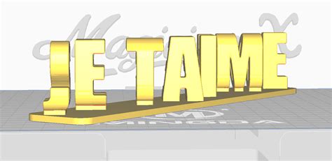 Free Stl File Text Illusion Je Taime Suce Moi 🔞 ・3d Printing Idea To