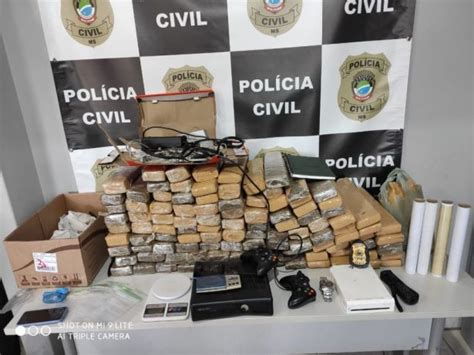 Mais de 100kg de maconha investigadas contra o tráfico de drogas são