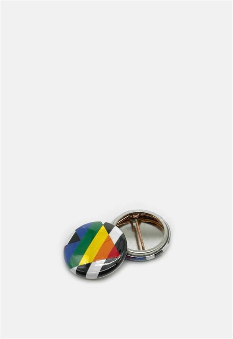 Ally Pride Flag Button Badge Dmg Scy