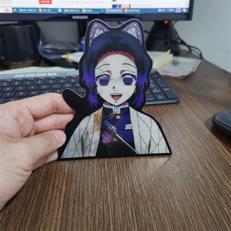 Jual STIKER 3D MOTION LENTICULAR ANIME D0009 Demon Slayer Shinobu