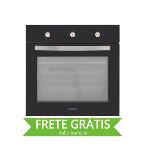 Forno Elétrico De Embutir New Glass Cook Em Vidro Temperado Preto 7