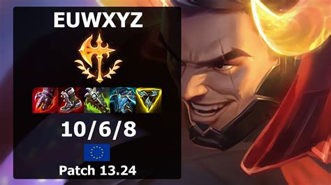 Euwxyz Darius Top Vs Aatrox Patch 1324 Euw Challenger Youtube