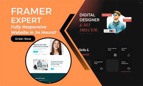 Design Modern And Responsive Framer Website Figma To Framer By