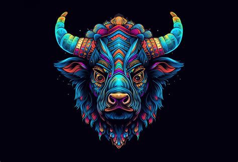 Bison Beautiful Popart Graphic By Poster Boutique · Creative Fabrica