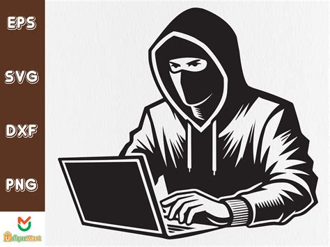 Hacker Design Svg Vector Art Graphic By Uniquemart · Creative Fabrica