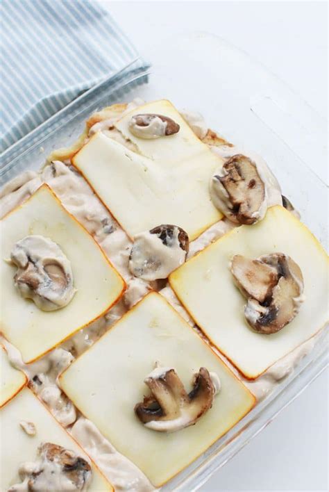 Cream Of Mushroom Chicken Bake With Cheese Sizzling Eats