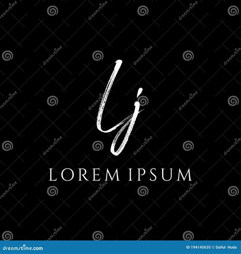 Letter Lj Simple Monogram Logo Icon Design Stock Vector Illustration Of Elegant Industry
