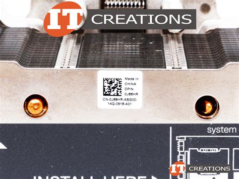 J88HR DELL FRONT SXM4 GPU HEATSINK FOR DELL EMC POWEREDGE XE8545 GRAPHICS CARD COOLER NOT A