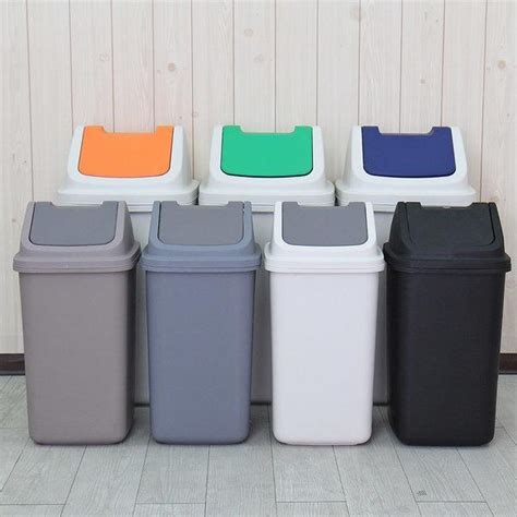 에이스종합물류 쓰레기통 종량제50리터 대용량 브니엘사각휴지통 5호 위시버킷