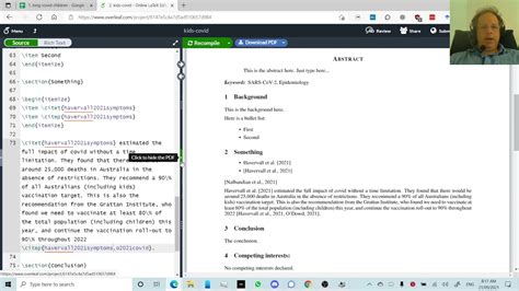 A Short Introduction To Latex And Overleaf Youtube