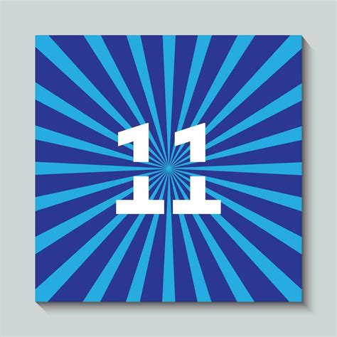 Free Number 11 Vector Background 36528521 Vector Art At Vecteezy