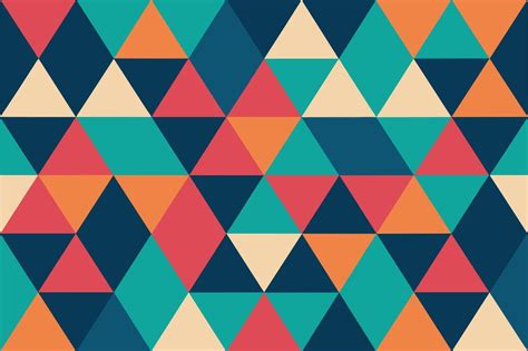 Abstract Geometric Triangle Seamless Pattern 41446375 Vector Art At Vecteezy