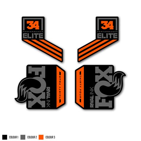 Mtb Fork Decals Superior Quality Mtb Fork Graphics