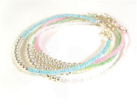 Friendship Bracelet Seed Bead Bracelet Simple Beaded Etsy