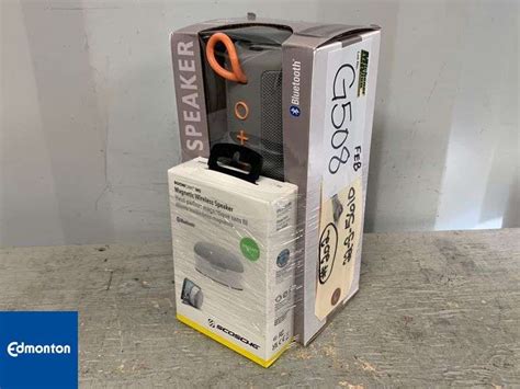 Proscan Bluetooth Speaker And Scosche Magnetic Speaker Qty 1 Michener Allen Auctioneering Ltd