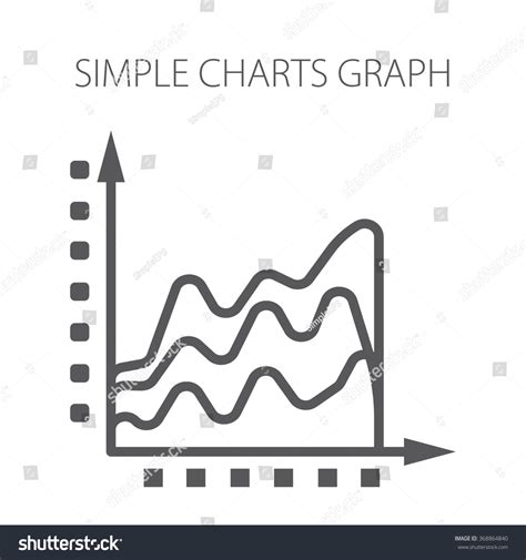 Simple Vector Illustration Graphs Charts Visualize เวกเตอร์สต็อก ปลอด