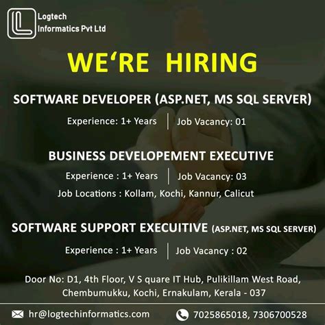 Logtech Informatics Pvt Ltd Posted On Linkedin