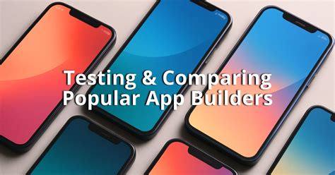 What Is The Best No Code App Builder Comparing 6 Popular Tools