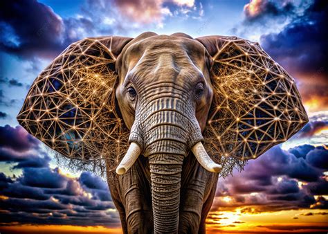 A Close Encounter Bull Elephants At The River Background Elephant