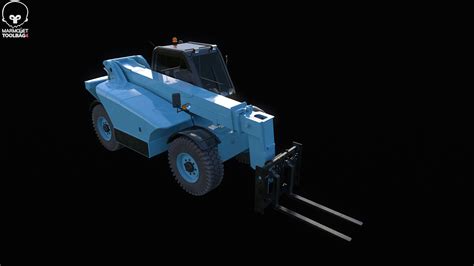 D Telescopic Handler Forklift Model TurboSquid