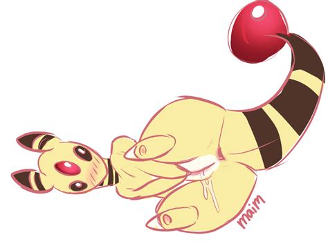 Rule 34 Ampharos Anus Black Eyes Blush Female Feral Looking At Viewer