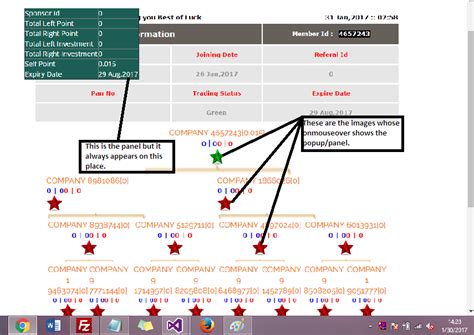 Jquery Popuppanel Does Not Appear At The Right Position Through