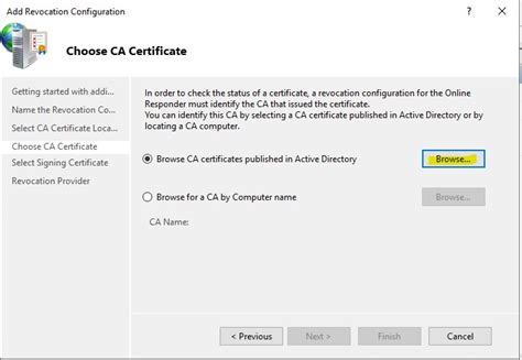 Windows Server CA OCSP Setup Super WiPHY