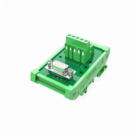Rail Terminal Block DIN Solid Pins DB Female Adapter Module MKTechnic
