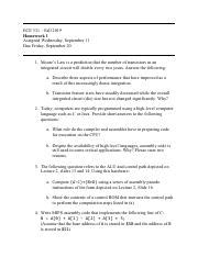 Ece331 Homework1 Pdf ECE 331 Fall 2019 Homework 1 Assigned