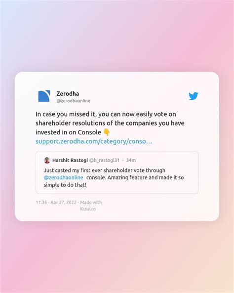 Zerodha Posted On Linkedin